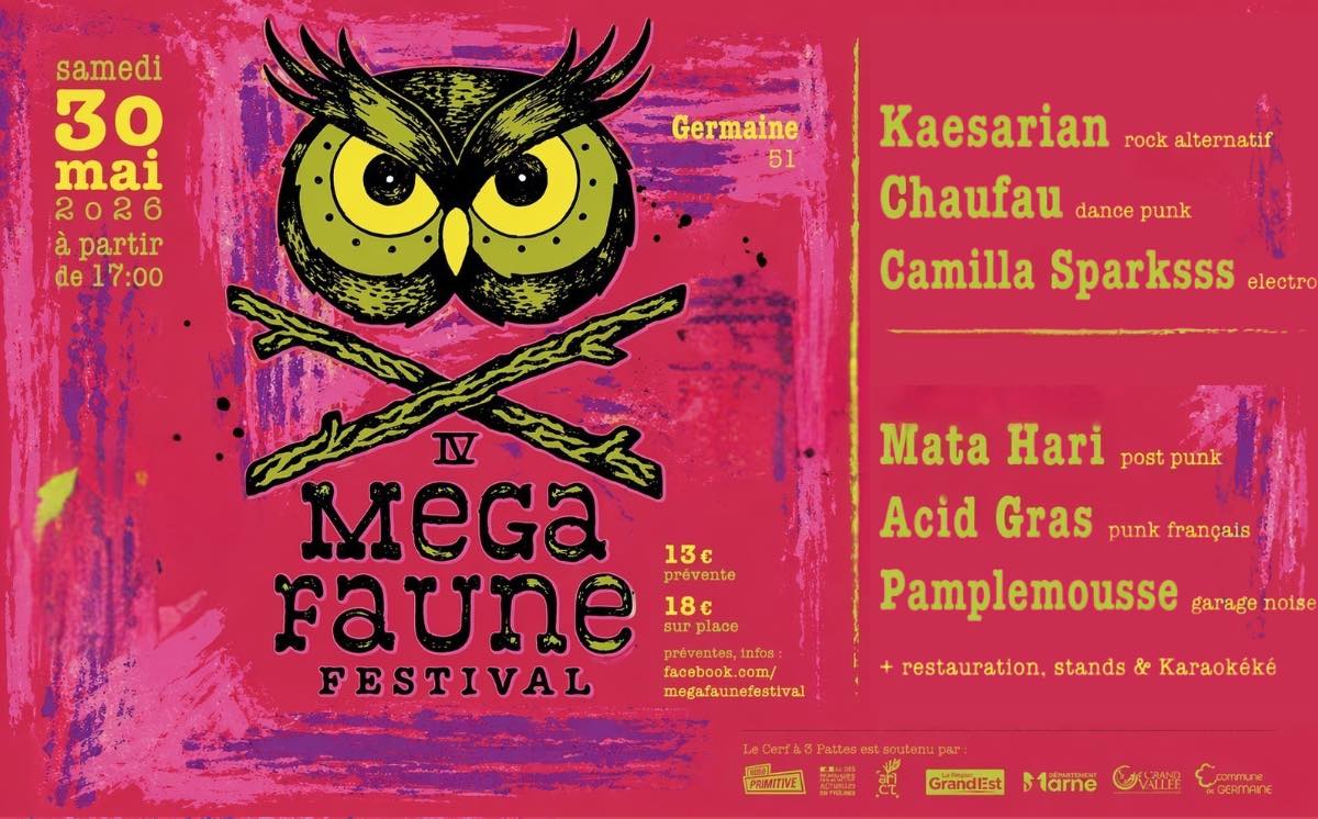 Le festival Mégafaune, le 30 mai à Germaine. - Radio Primitive